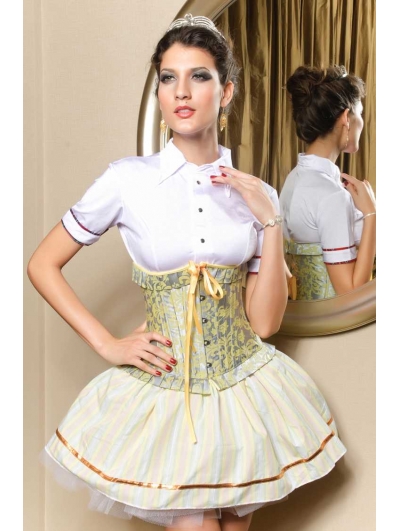 Victorian Underbust Waist Training Corset - Devilnight.co.uk